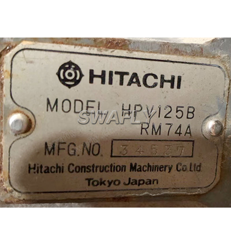 Hitachi UH07 Excavator Hydraulic Main Pump HPV125_HITACHI/JOHN DEERE ...